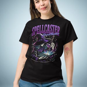 Spellcaster T-shirt Enchanting Witch Design Perfect for Fans of Magic ...