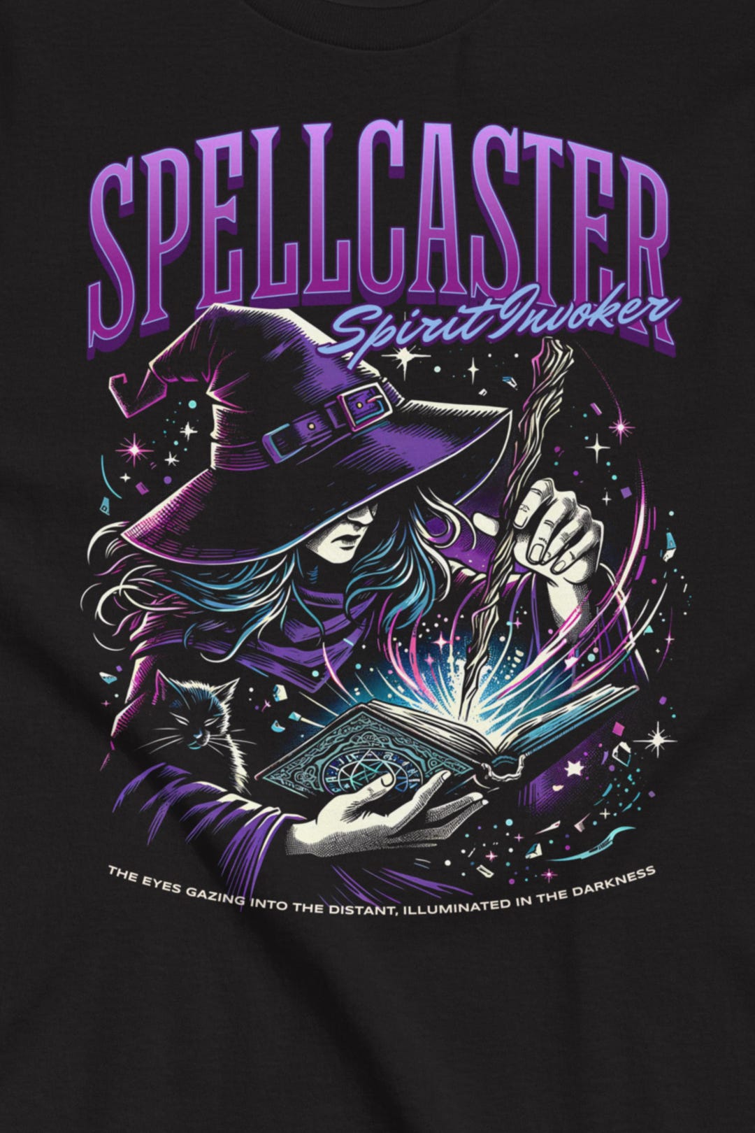 Spellcaster T-shirt Enchanting Witch Design Perfect for Fans of Magic ...