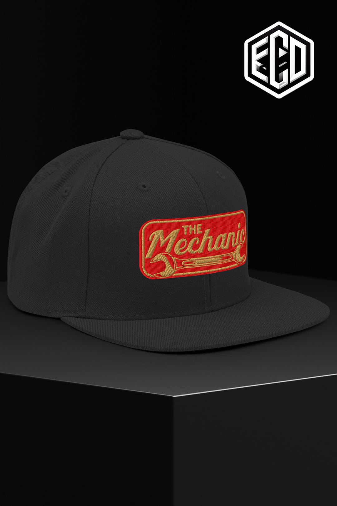 The Mechanic Custom Embroidered Snapback Hat | Mechanic's Hat | Custom ...