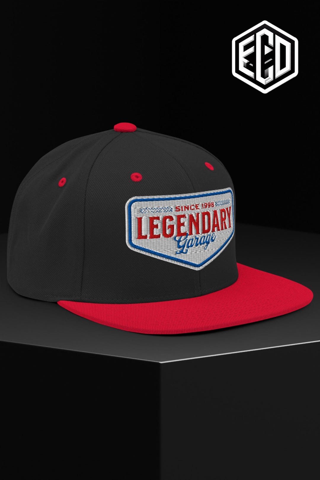 Retro Garage Snapback Hat, Vintage Automotive Baseball Cap, Custom ...