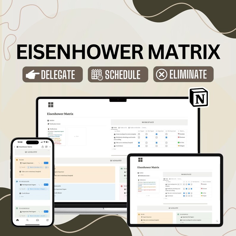 Eisenhower Matrix the Eisenhower Matrix Task Scheduler and Elimination ...