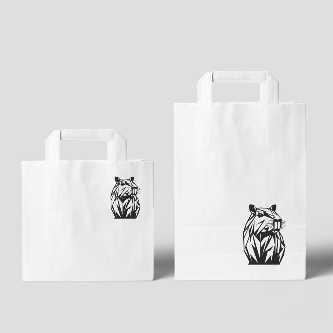 Geometric Capybara, Laser Cut SVG|DXF File | Metal Art Wall Art ...