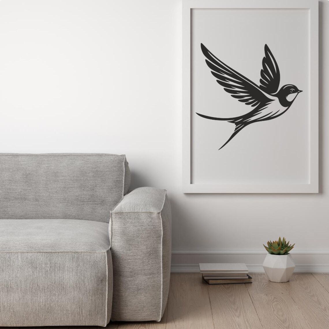 Swallows | Bird | Laser Cut Svg|dxf|ai|png File | Metal Art, Engraving ...