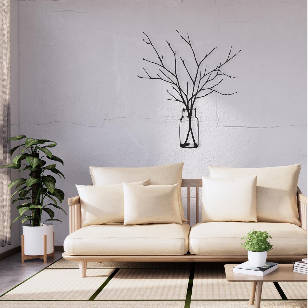 Tree Branch3, Laser Cut SVG | DXF | Ai File | Metal Art, Wall Art ...