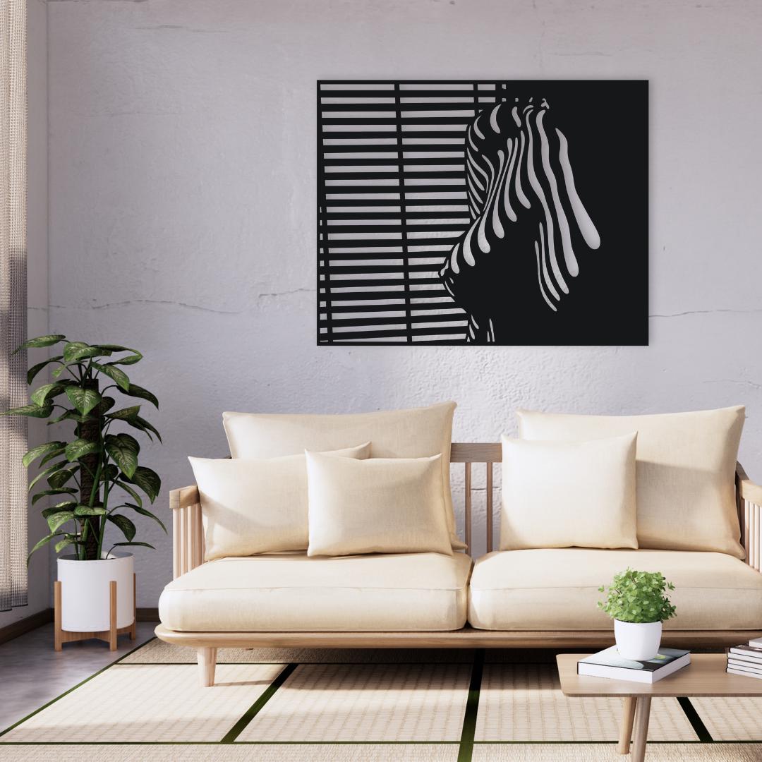 Silhouettes of Girls Laser Cut SVG|DXF File | Metal Art Wall Art ...