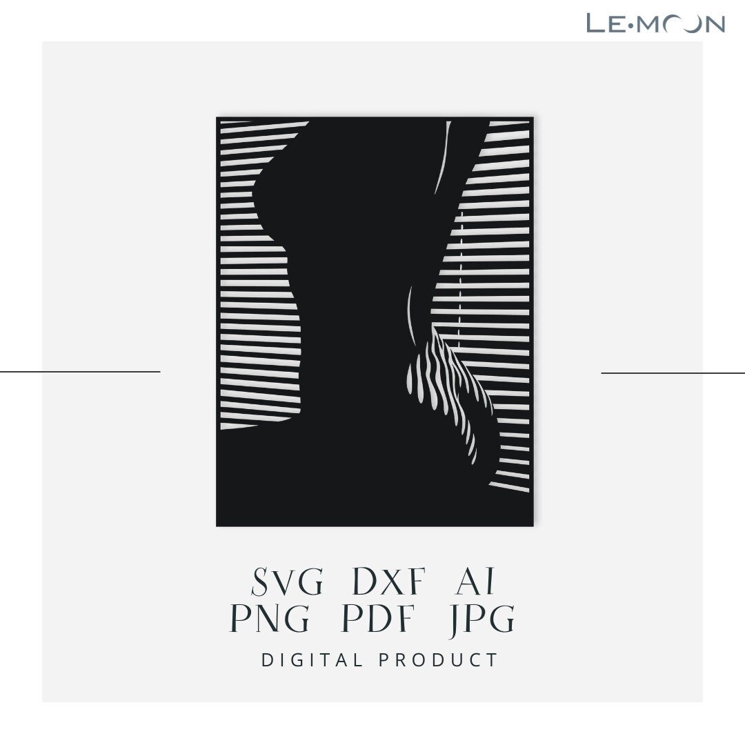 Sexy Woman, Laser Cut Svgdxfaicdr File Metal Art Wall Art, Engraving ...