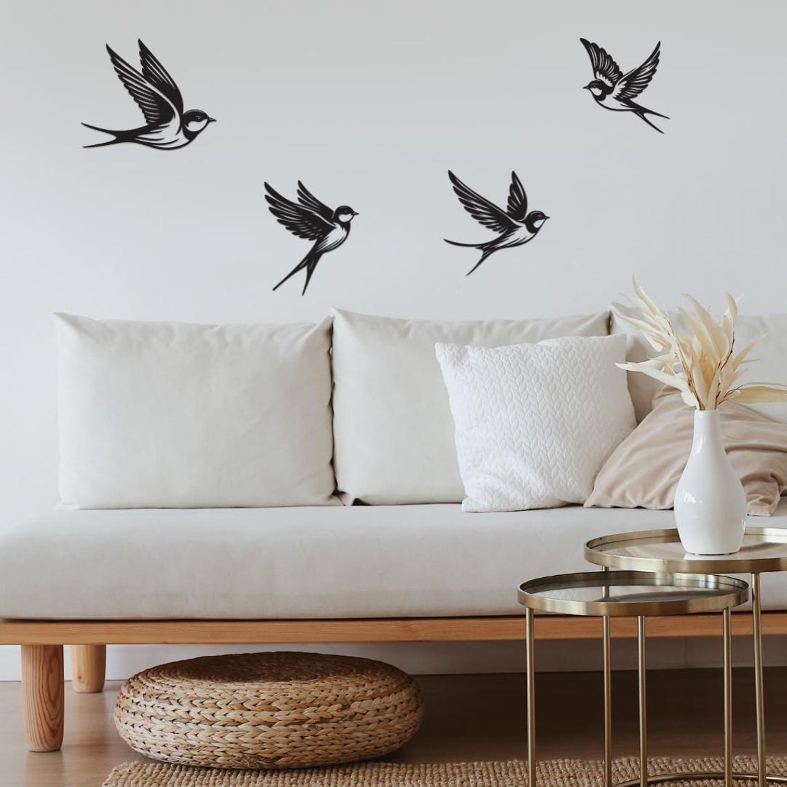 Swallows | Bird | Laser Cut Svg|dxf|ai|png File | Metal Art, Engraving ...