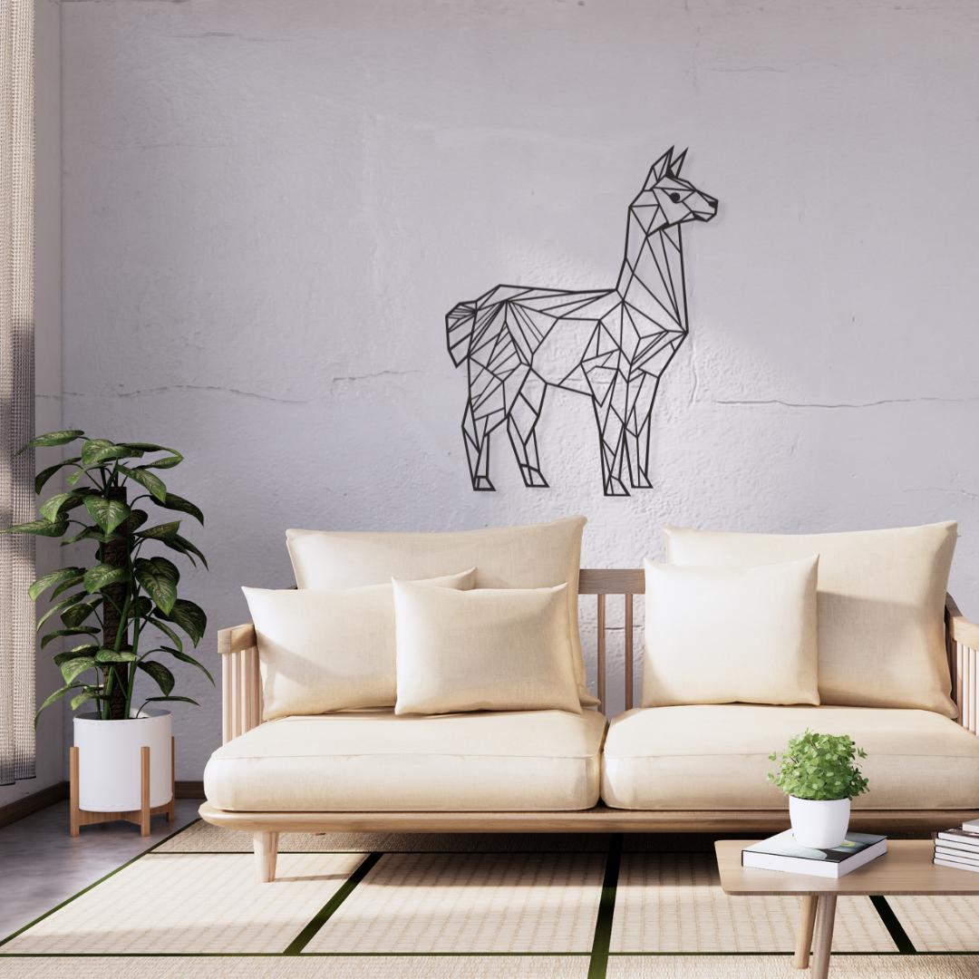 Geometric Llama | Laser Cut Svg|dxf|ai|png File | Metal Art, Engraving ...