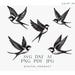 Swallows | Bird | Laser Cut Svg|dxf|ai|png File | Metal Art, Engraving ...