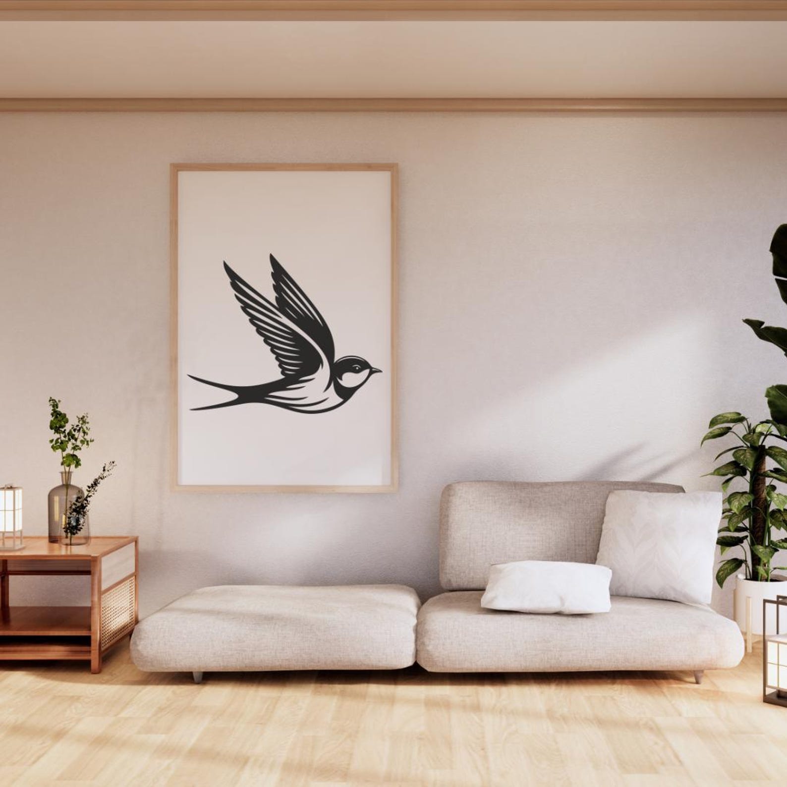 Swallows | Bird | Laser Cut Svg|dxf|ai|png File | Metal Art, Engraving ...