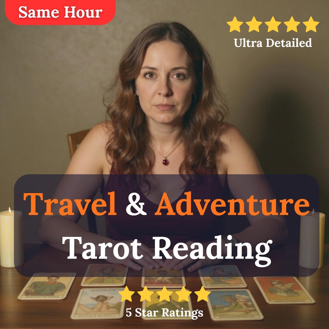Same-hour Travel and Adventure Tarot Reading 5-card Trip Insight and ...