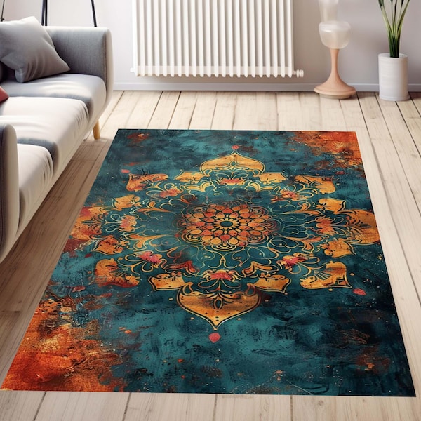 Mandala Rug - Etsy Australia