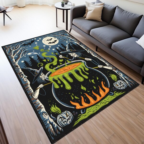 Halloween Rug - Etsy