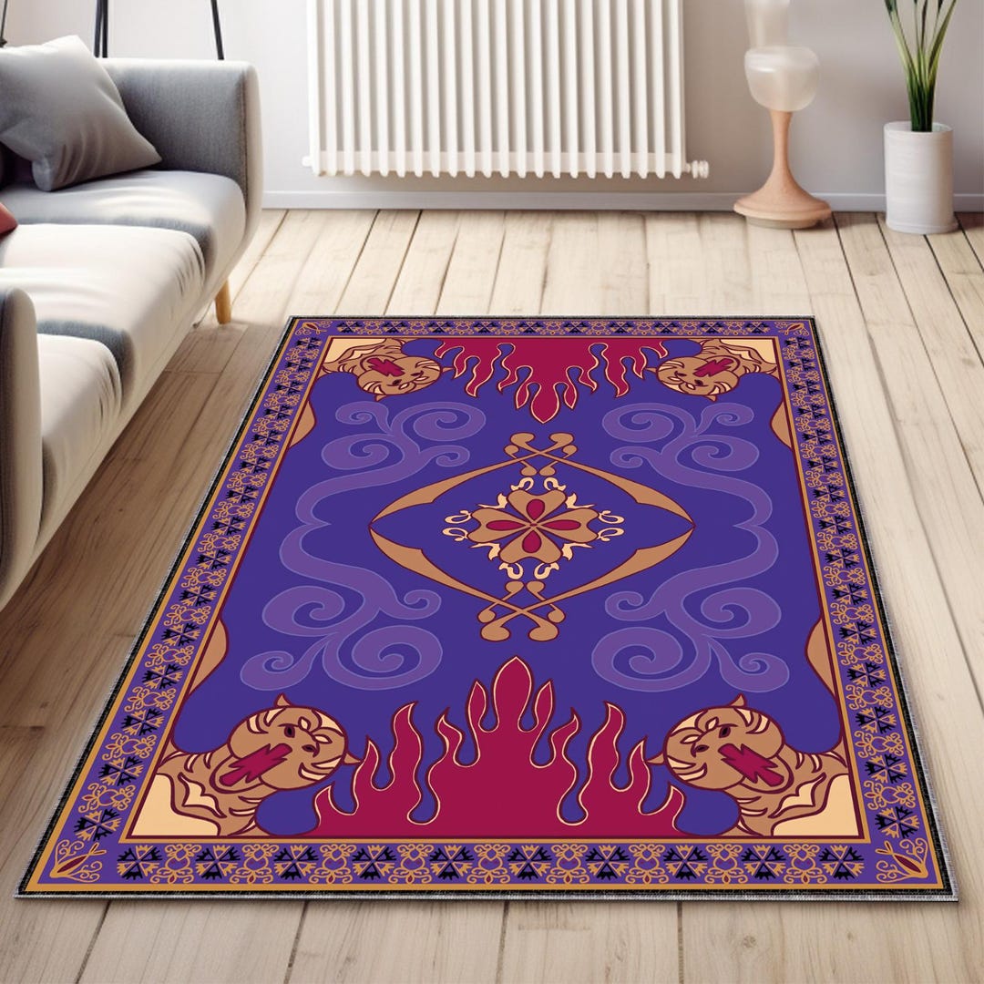 Aladdin's and Flying Carpet Rug, Aladdin's Rug, Aladdin Rug, Modern ...
