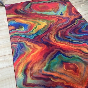 Multicolor Rug, Colorful Rug, Groovy Rug, Colorful Area Rug, Fuschia ...