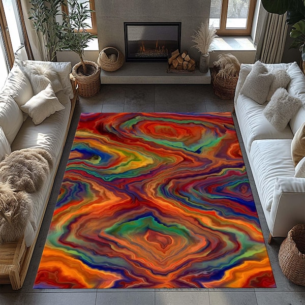 Groovy Rug - Etsy
