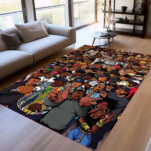 Rap Singer Rug, Hiphop Rug, Legends Rug, Rappers Rug, Music Rug, Rap ...