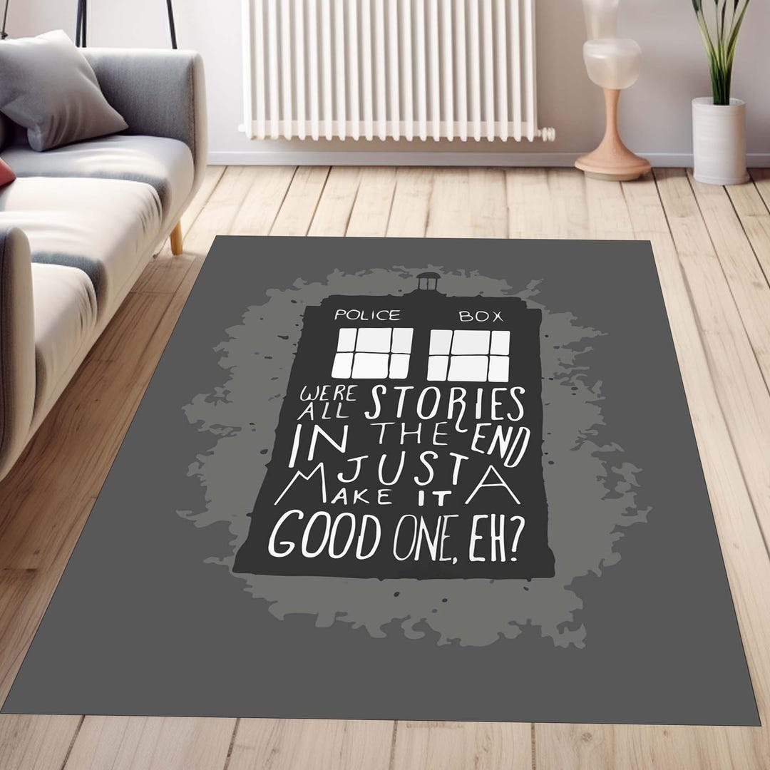 Police Box Rug,tardis Rug,doctor Who Rug,shaped Rugs,rugs for Living ...