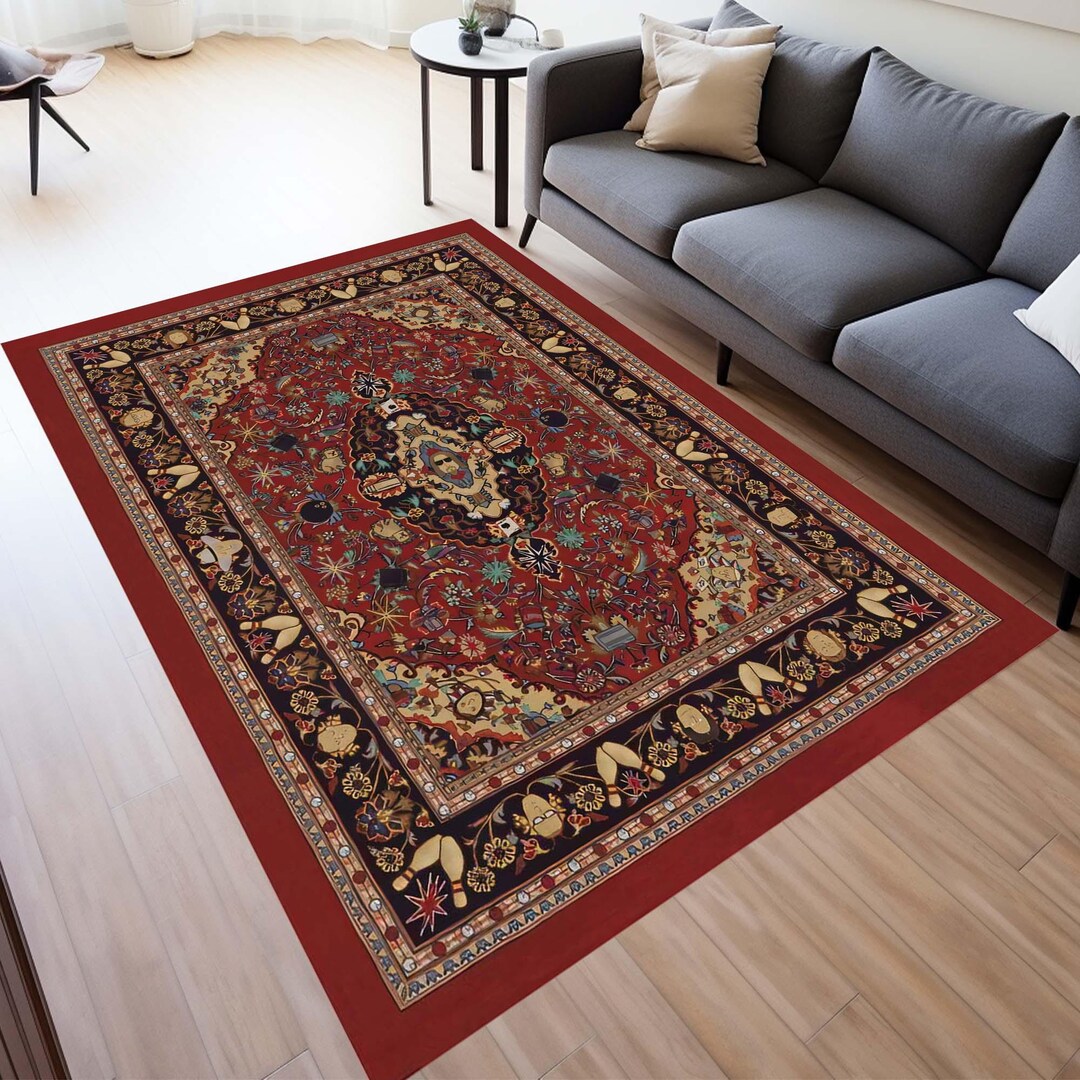 Dude Rug, the Big Lebowski, Fantastic Movie Floor Rug, Living Room Rug ...