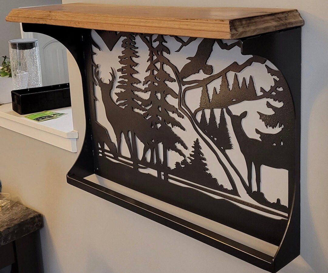 Deer Towel Rack DXF File - Etsy