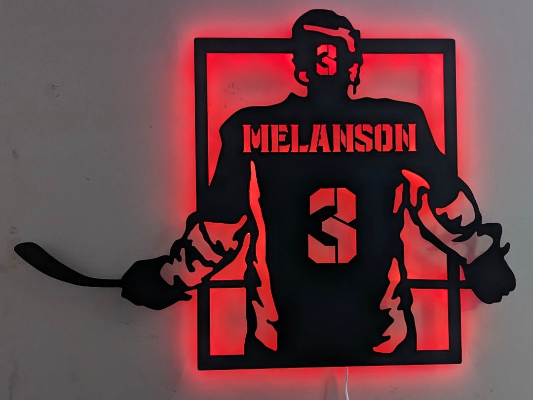 Hockey Player Sign DXF File - Etsy