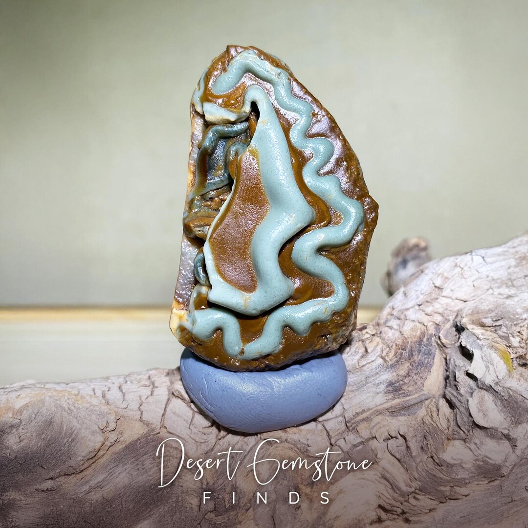 Alxa Gobi Desert Agate Unique Natural Wave Pattern Crystal, Rare ...