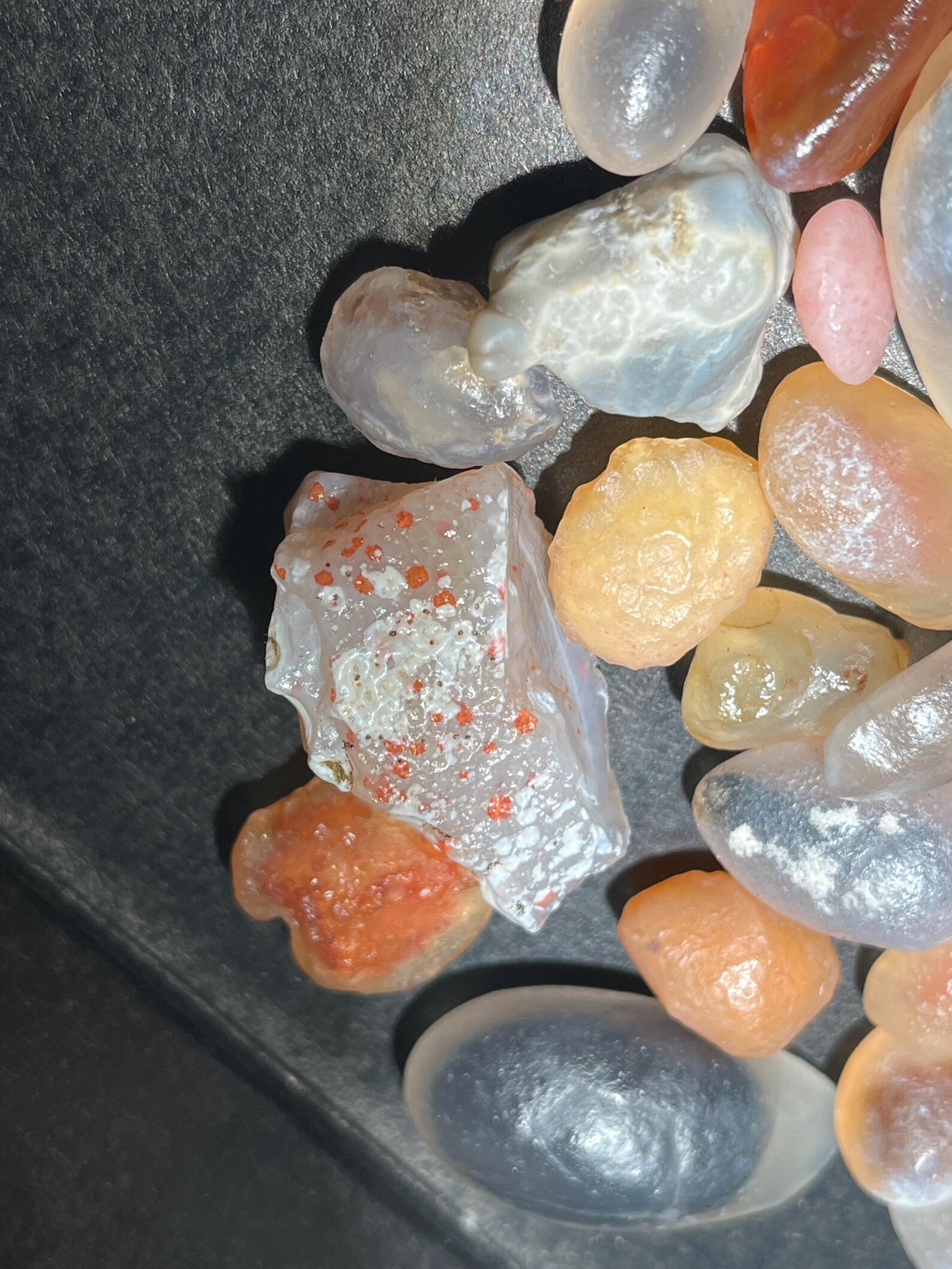 Alxa Gobi Desert Candy Heart Agate, Mongolian Gobi Stone, Designer ...