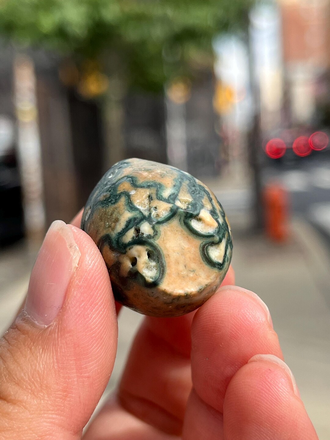 Rare Ringing Stone, Alxa Gobi Desert Eye Agate, Mongolian Gobi Eye ...