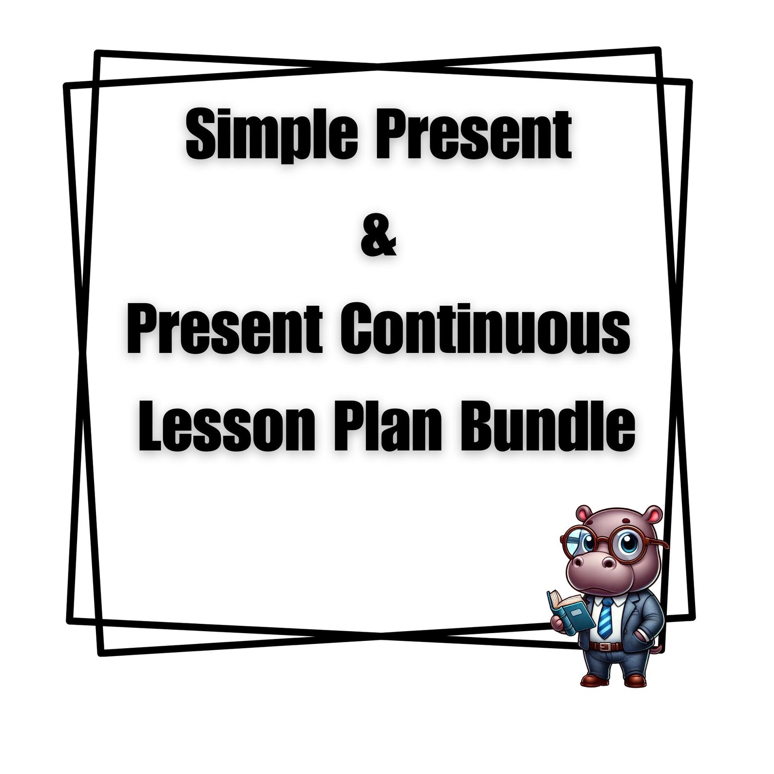 Lesson Plan Template Bundle for English Teachers Homeschool Present ...