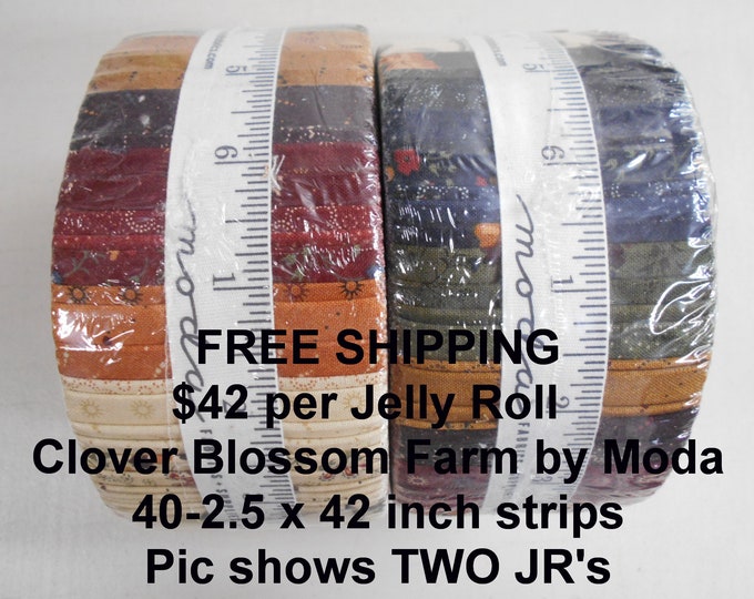 Clover Blossom Farm Layer Cake Jelly Roll 2.5 X 42 40 Strips 100% ... Clover Blossom Farm Layer Cake Jelly Roll 2.5 X 42 40 Strips 100% ...