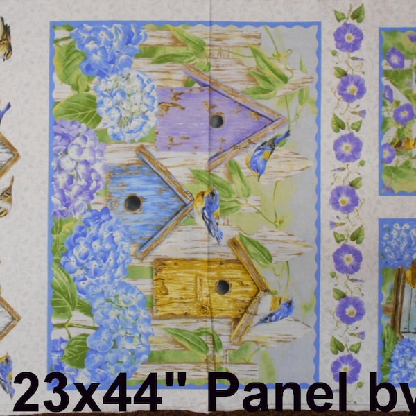 Hydrangea Garden Panel - Etsy
