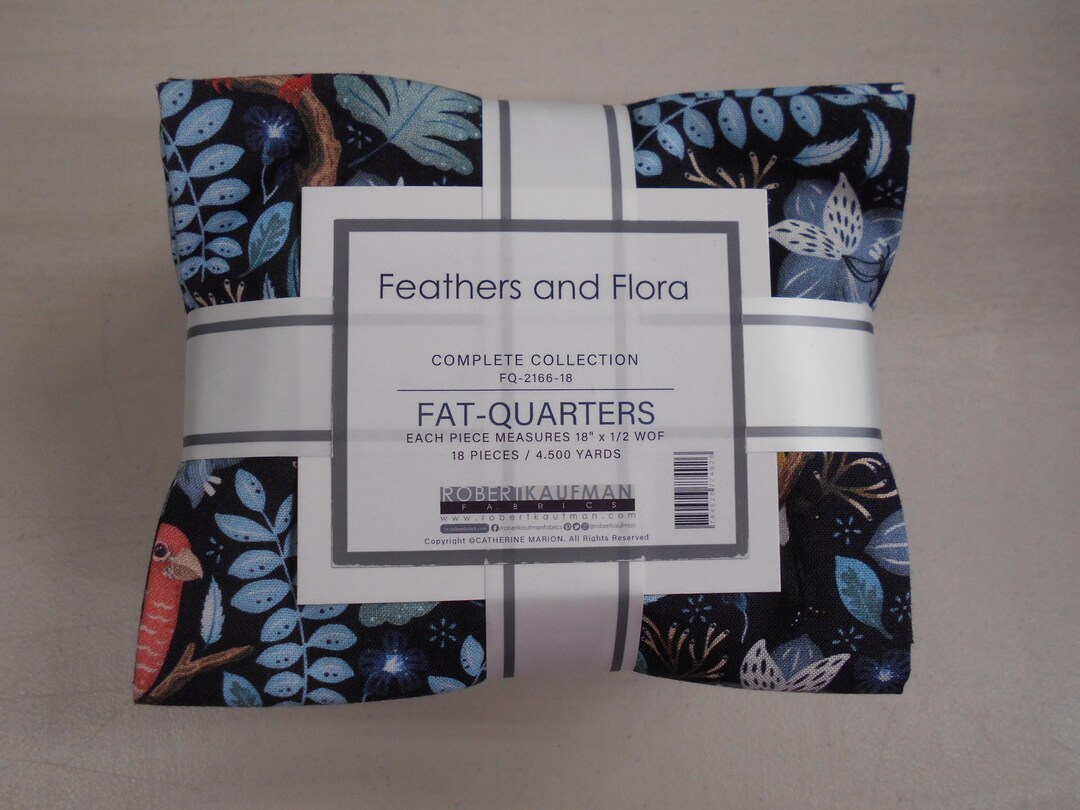 Feathers & Flora Birds 18 FQ Bundle Fat Quarters (each 18x22) -FREE ...
