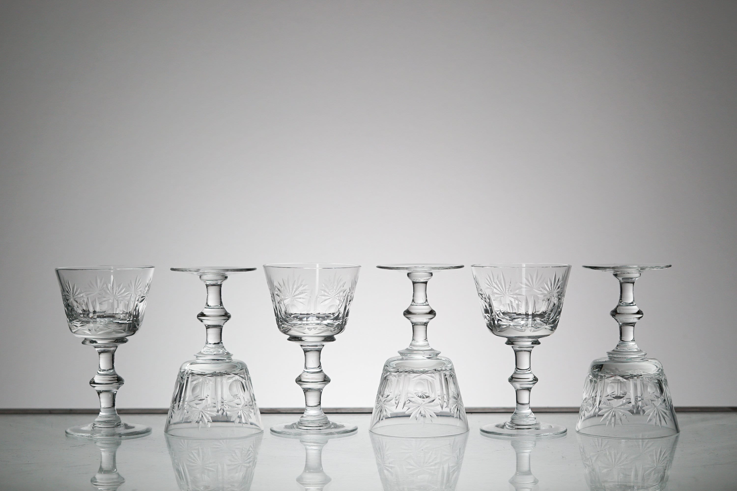 Apéritif and Digestif Glasses / Cordial Glass /etched Floral / Shot ...