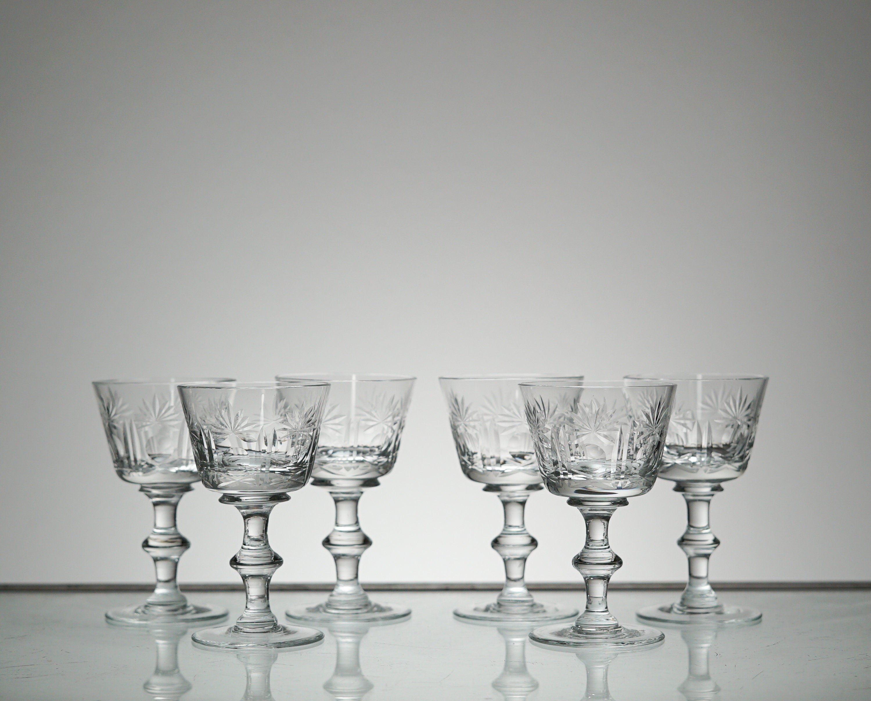 Apéritif and Digestif Glasses / Cordial Glass /etched Floral / Shot ...
