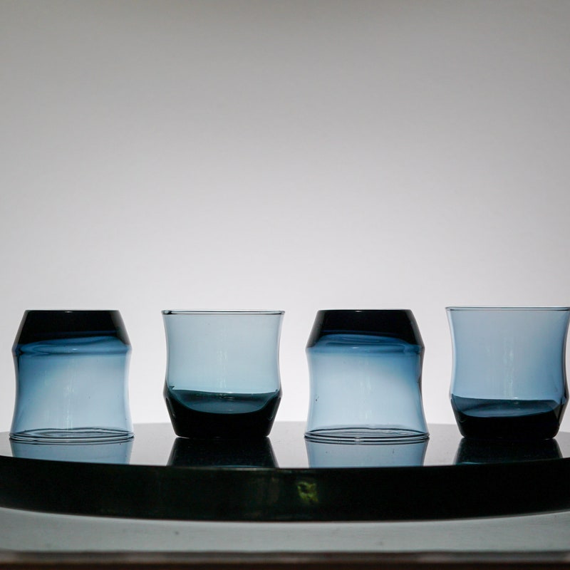 Blue Glassware - Etsy
