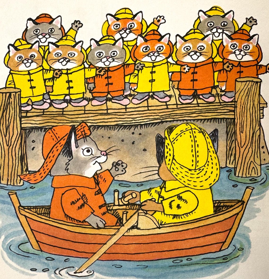 Harry and Larry the Fisherman by Richard Scarry, 1988 - Etsy