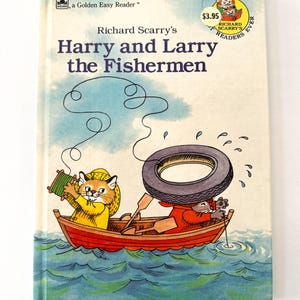 Harry and Larry the Fisherman by Richard Scarry, 1988 - Etsy
