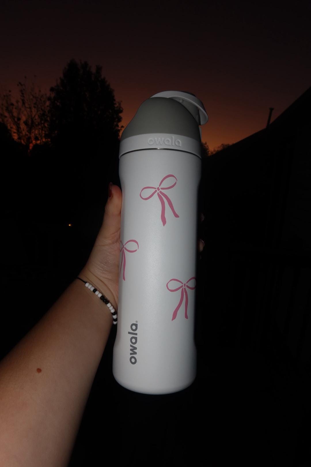 Owala Bow/ Owala 24 Oz Bow Coquette/ Water Bottles/stainless Steel - Etsy