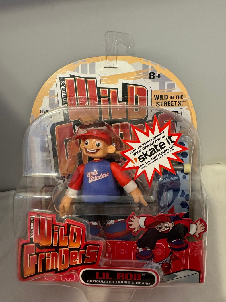 Wild Grinders - Lil Rob - Articulated Figure & Board - Etsy