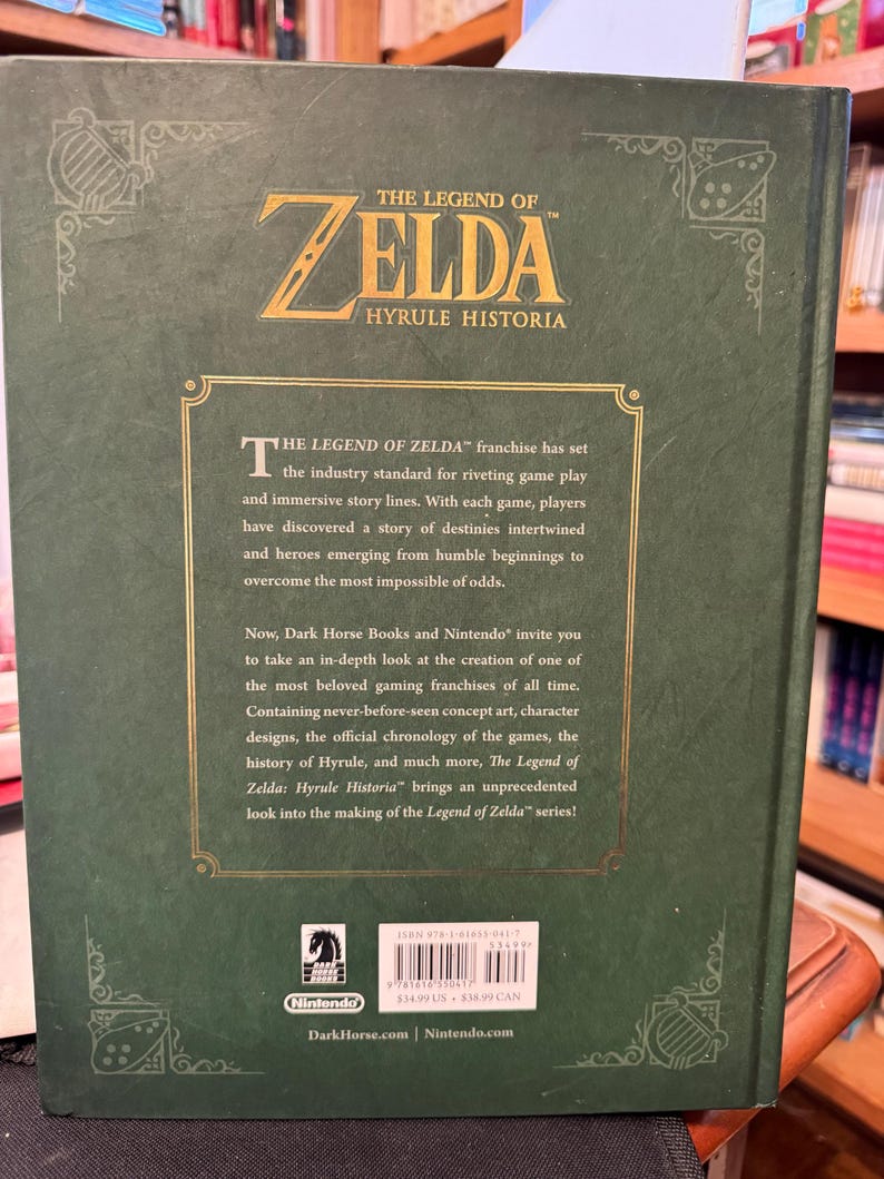 The Legend of Zelda - Hyrule Historia - Dark Horse - Etsy
