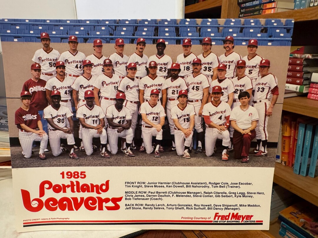1985 Portland Beavers Photo - 10" X 8 1/2" - Etsy