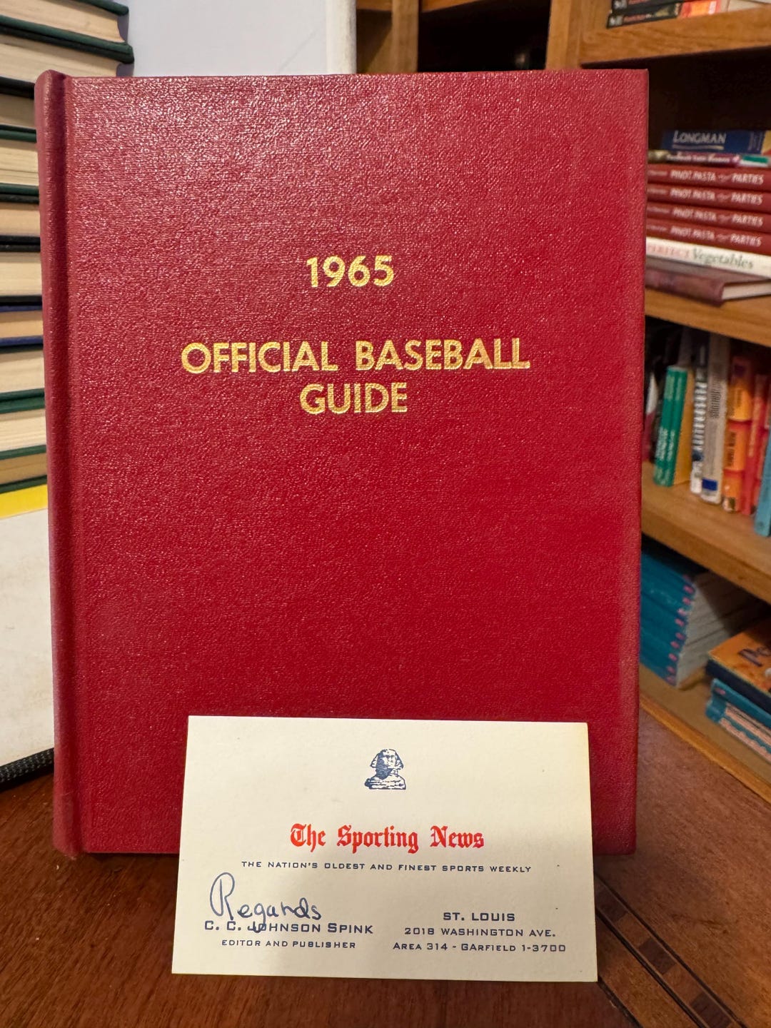 1965 Official Baseball Guide - the Sporting News 1965 / C.C. Johnson ...
