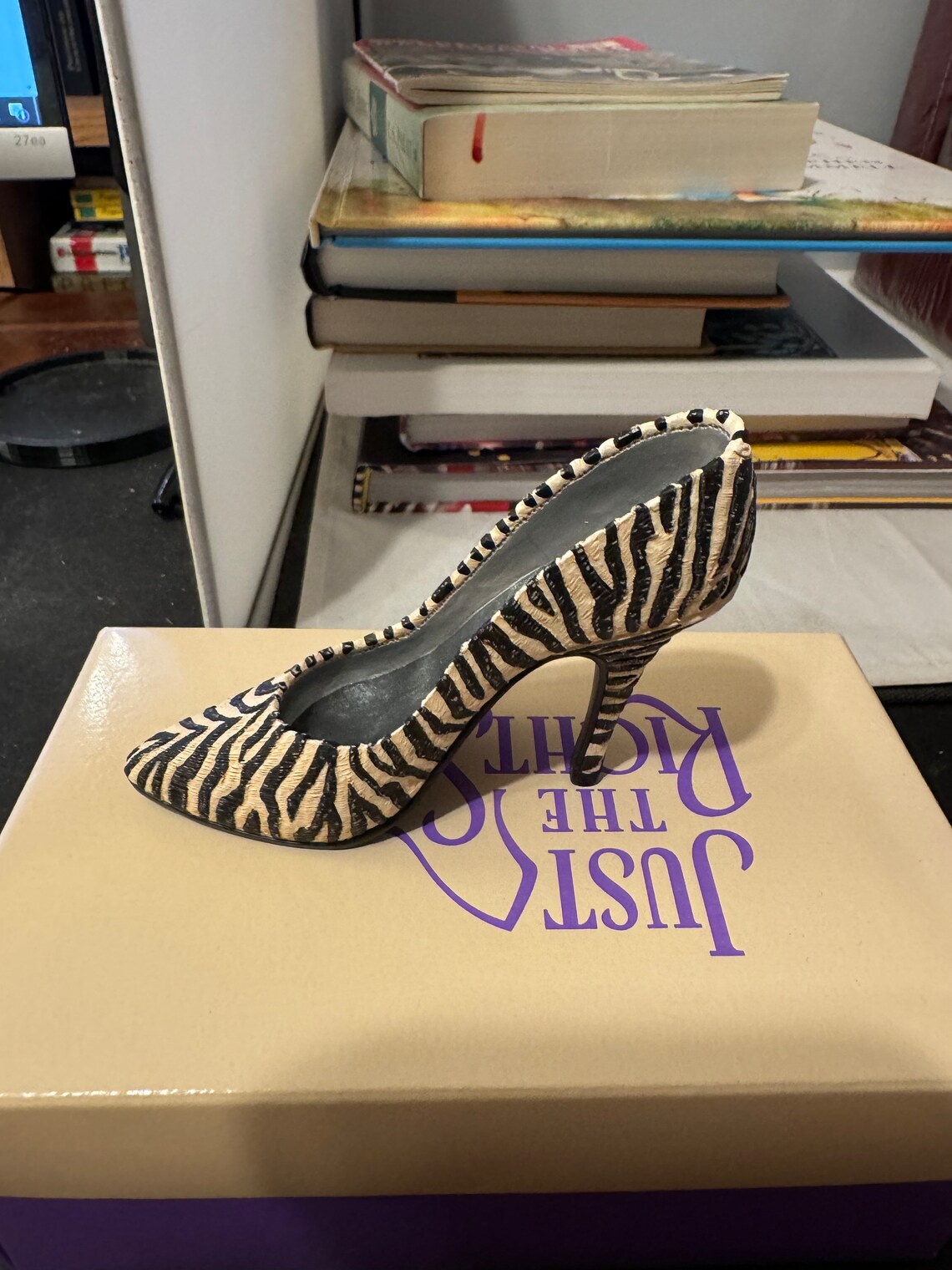 Just the Right Shoe, Collectible Miniature Shoe by Raine - Serengeti - Etsy