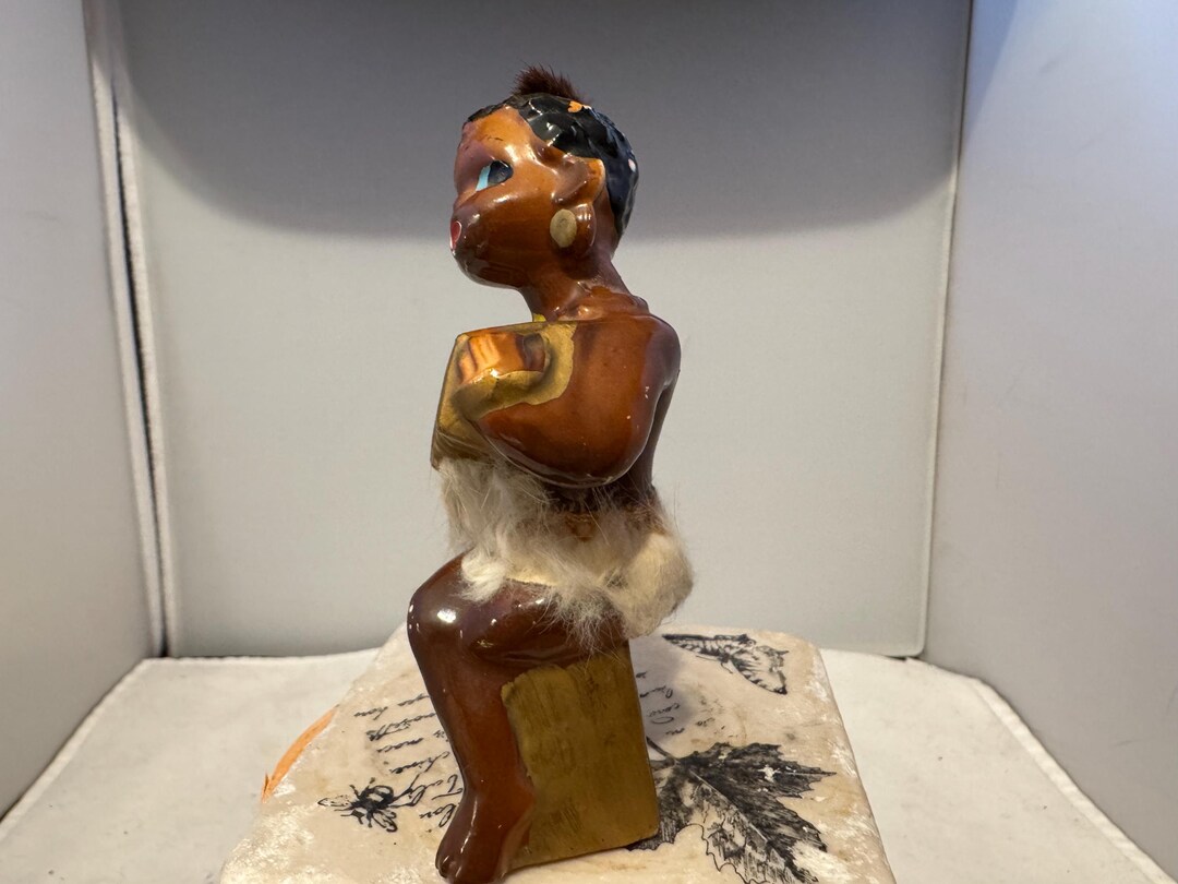 Vintage Mid Century Gilner Pottery Happy Cannibal - Etsy