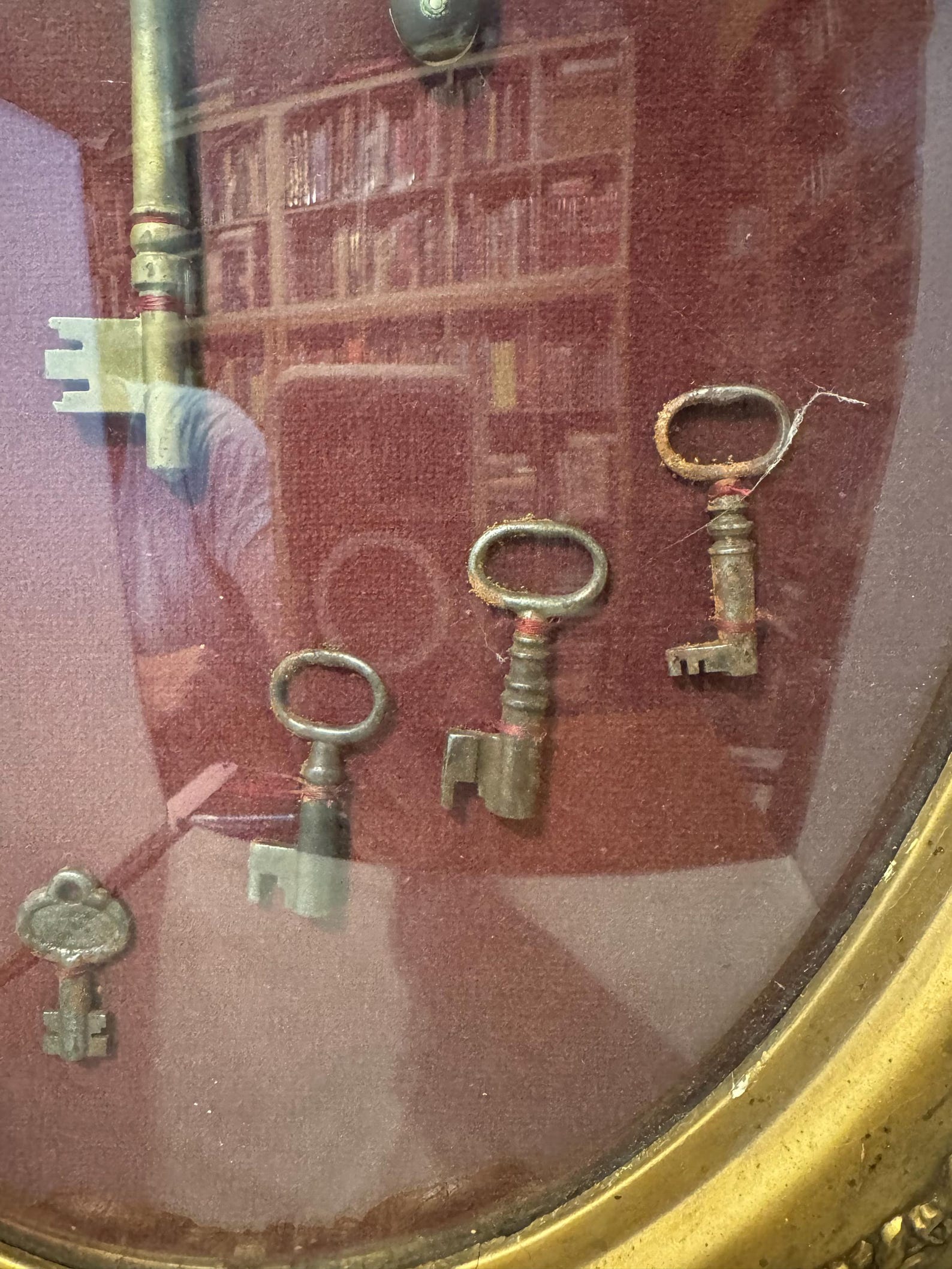 Vintage Framed Keys / Glasses / Barber Razor - Etsy
