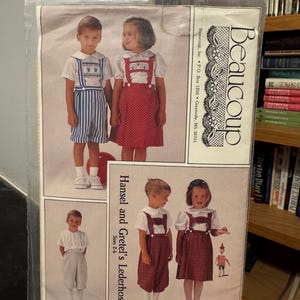 Beaucoup Pattern #231 - Hansel and Gretel's Lederhosen Sizes 2-6 - Etsy