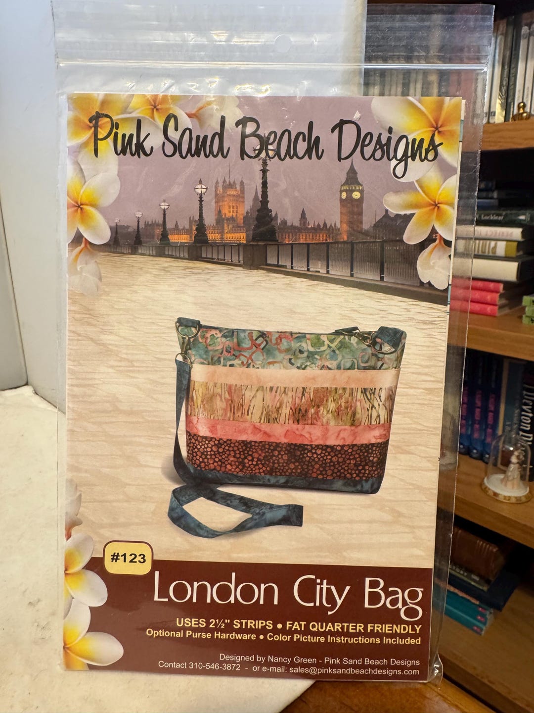 London City Bag Pattern - Pink Sand Beach Design - Etsy