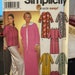 Simplicity Pattern 7018 - Misses' Robe in Two Lengths and Bed Jacket ...