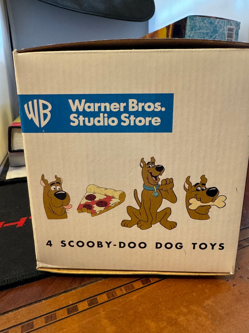 4 Scooby-doo Dog Toys - Warnerbros. Studio Store - Brand New - Etsy
