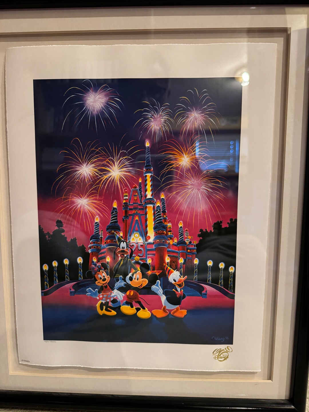 Walt Disney Studio's Animation Art Sericel 25 Magical Years - Etsy